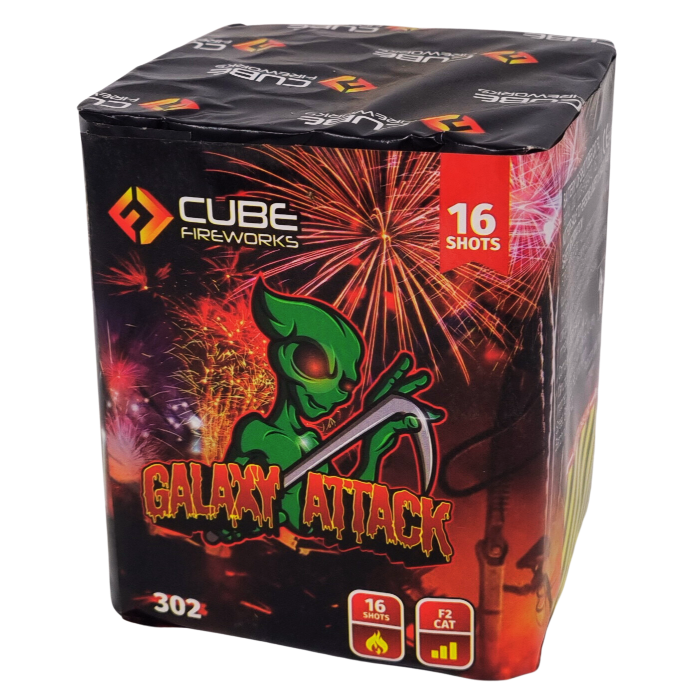GALAXY ATTACK BARRAGE 302 - CUBE FIREWORKS – FIRST STRIKE FIREWORKS LTD