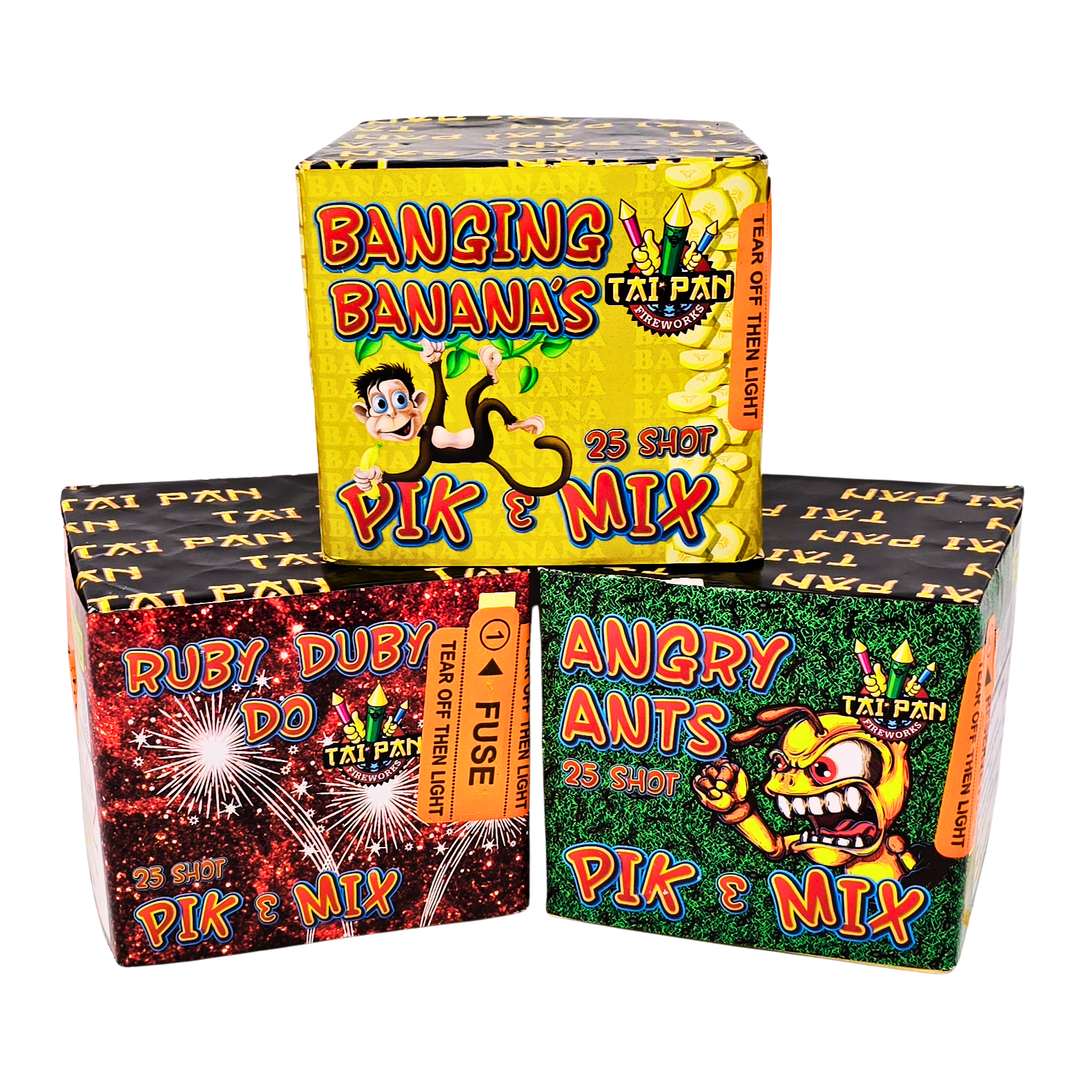 PICK N' MIX 2 - BARRAGE PACK - ABSOLUTE FIREWORKS – FIRST STRIKE ...